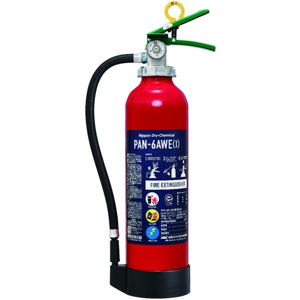 ・リサイクルが容易なアルミ容器を使用しています。・従来の鉄製容器に比べ耐食性に優れ、約20%軽量で取り扱いが簡単です。・軽量で錆難く強い消火力を持っておりどんな場所にも最適です。・普通火災、油火災、電気火災に。・放射時間(秒)：13・放射距...