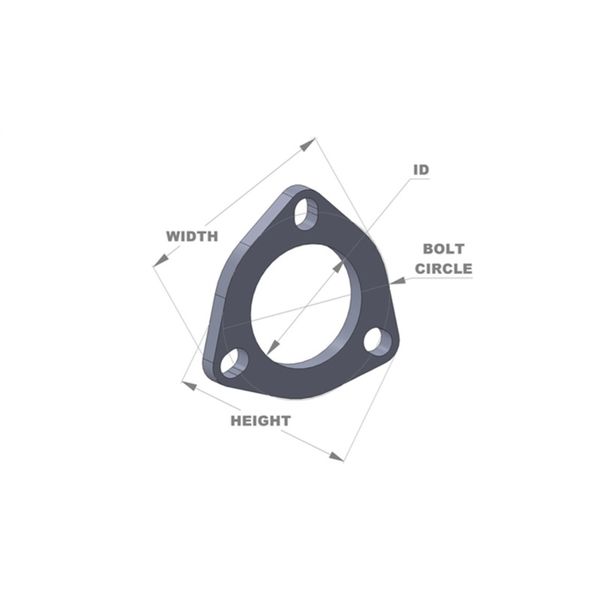 Vibrant 3-Bolt T304 SS Exhaust Flange (2.25in I.D.)メーカー：Vibrantメーカー品番：1481S・掲載画像は、カタログより抜粋した参考画像となっております。ご不安な場合は、メーカーサイト...