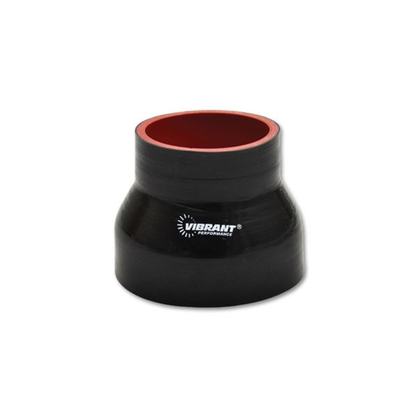 Vibrant 4 Ply Reinforced Silicone Transition Connector - 2.25in I.D. x 2.5in I.D. x 3in long (BLACK)メーカー：Vibrantメーカー品番：2...