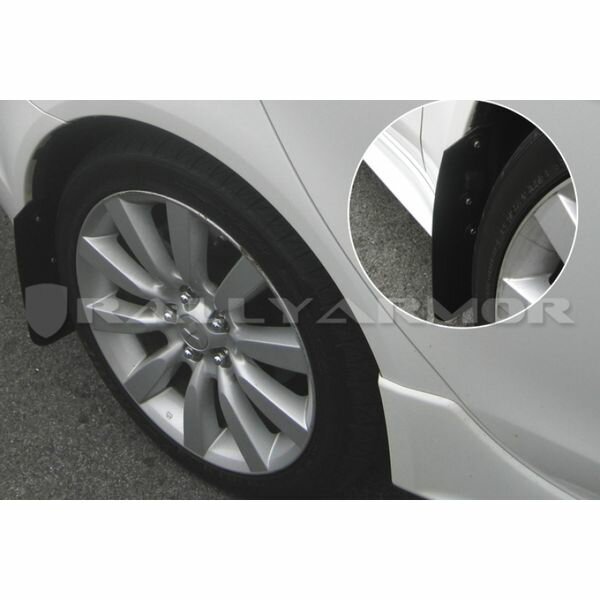 Rally Armor 07-17 Mitsubishi Lancer Basic Black Mud Flap w/ Black Logoメーカー：Rally Armorメーカー品番：MF8-BAS-BLK・掲載画像は、カタログより抜粋し...