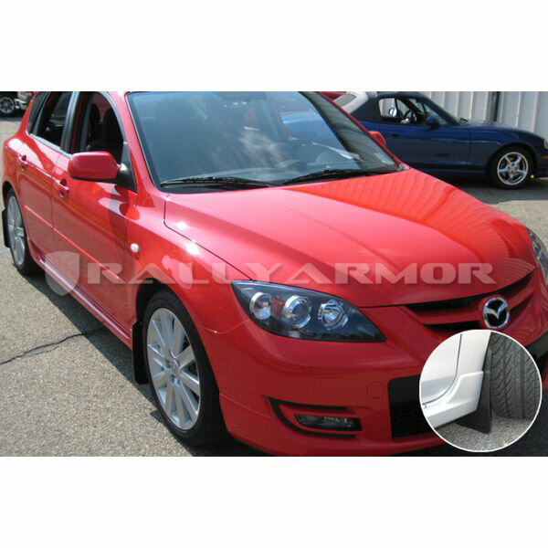Rally Armor 04-09 Mazda3/Speed3 Basic Black Mud Flap w/ Black Logoメーカー：Rally Armorメーカー品番：MF9-BAS-BLK・掲載画像は、カタログより抜粋した参考画...