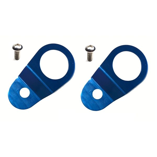 Torque Solution Radiator Mount コンボ with Inserts ブルー : ミツビシ Evolution 7/8/9メーカー：Torque Solutionメーカー品番：TS-EV-014IC・掲載画像は、カ...