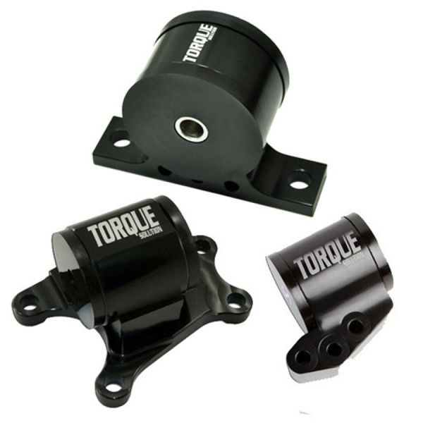 Torque Solution ビレット アルミニウム 3 piece エンジンマウント キット: ミツビシ Evolution VII-IX 2001年-2006年メーカー：Torque Solutionメーカー品番：TS-EV-126・...