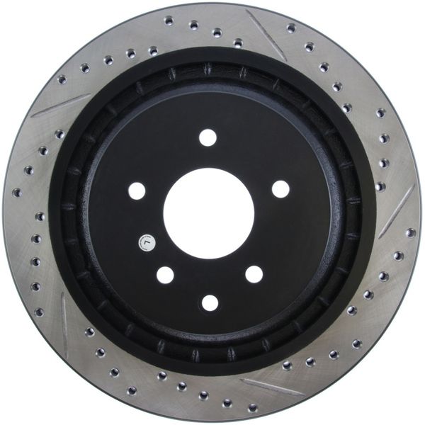 StopTech Infiniti G37/ニッサン 370Z SportStop スリット＆ドリルド リア 左ローターメーカー：Stoptechメーカー品番：127.42101L・掲載画像は、カタログより抜粋した参考画像となっております。...