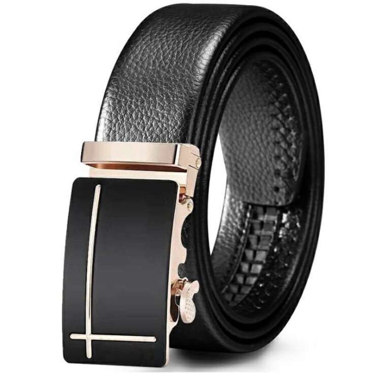 メンズベルト 十字 ゴールド 商　品　説　明 【クロスデザインベルト】 十字デザイン。フォーマル＆カジュアルに対応で使い勝手抜群です。 【調節簡単】 オートロック式仕様の為、長さの調節がしやすく、取り扱い便利。 ベルト穴が無く、慣れると非常...