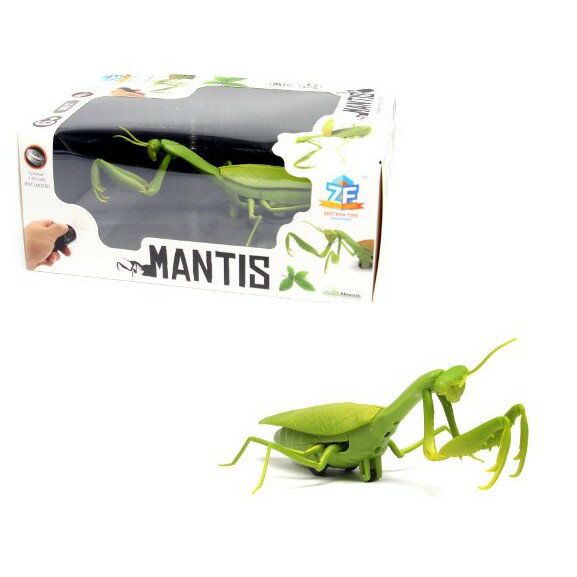 商品説明 「虫 RCシリーズ」 4本脚もリアルに動く！赤外線RCカマキリ 「カマキリ」をデザインしたリアルなラジコン「遠赤外線RCカマキリ」です。 前進、右回転、ライト点滅、自動モード機能がついております。 商品仕様 サイズ 全長約19.5...