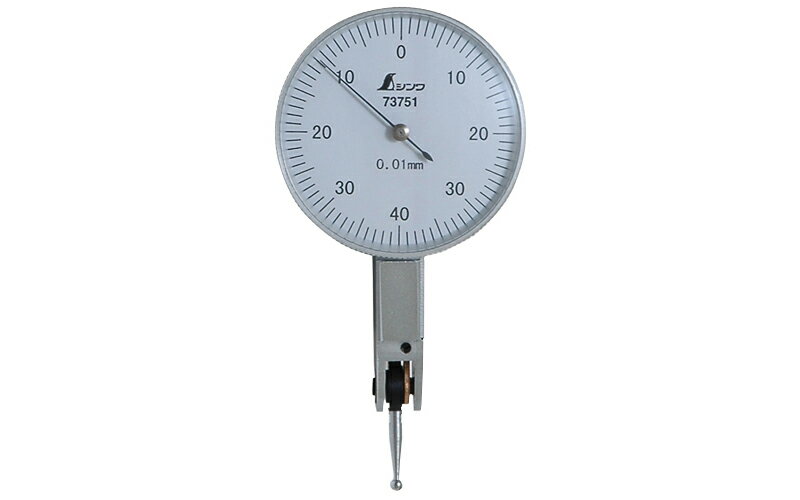 シンワ測定：ダイヤルテストインジケーター 0.01mm/0.8mm 73751