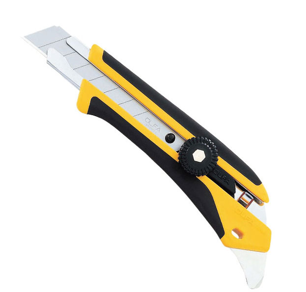 握ったときに、滑らず力のかけやすい形状を追求した二重成形のラバーグリップ。梱包・開梱作業やペンキ缶のフタ開けなどに便利なツメ付き。刃先までしっかり固定できるネジロック式の大型カッターナイフ。関連商品オルファ　MZ−S型（191B）オルファ　...