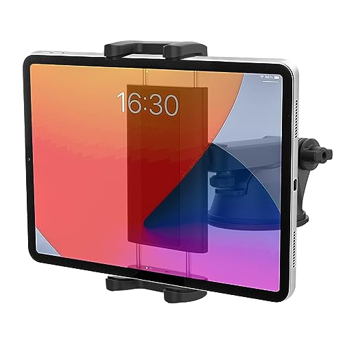 woleyi ダッシュボードホルダー 車載スマホホルダー タブレットスタンド 粘着ゲル吸盤式 フロンドガラスとダッシュボード取り付け 携帯電話カーマウント 伸縮アーム 360度回転 サクションカップiPadマウント 自由調節 全機種対応自動...