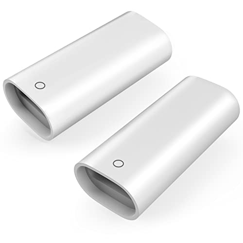 Apple Pencil 充電 アダプタ 2個入り 過充電保護 発熱防止 アップル ペンシル 第1世代 専用 iPad Pro Air mini 用 lightning ライトニング コネクター USB ケーブル 変換 アダプター 白ブラン...