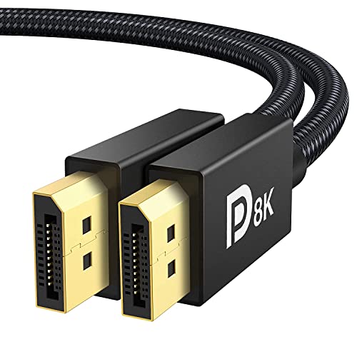 iVANKY DPケーブル8K Displayport ケーブル 1.4VESA認証ディスプレイポート ケーブル ゲーミング モニターケ ーブル 8K@60Hz/4K@144Hz/2K@240Hz 32.4Gbps HDR HDCP2.2対...