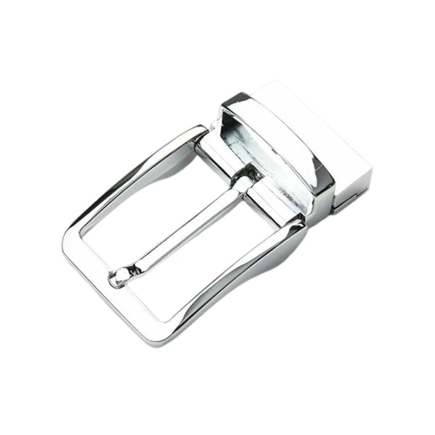 Nice Onesベルトバックル ピン式バックル 回転可能 調節可能 金属 デザインバックル かっこいい メンズ ベルト 交換用 バックルのみ ビジネス 日常 ファション BO-02・ピン式ベルト専用のオメガ付バックルのみの商品です。・差し...