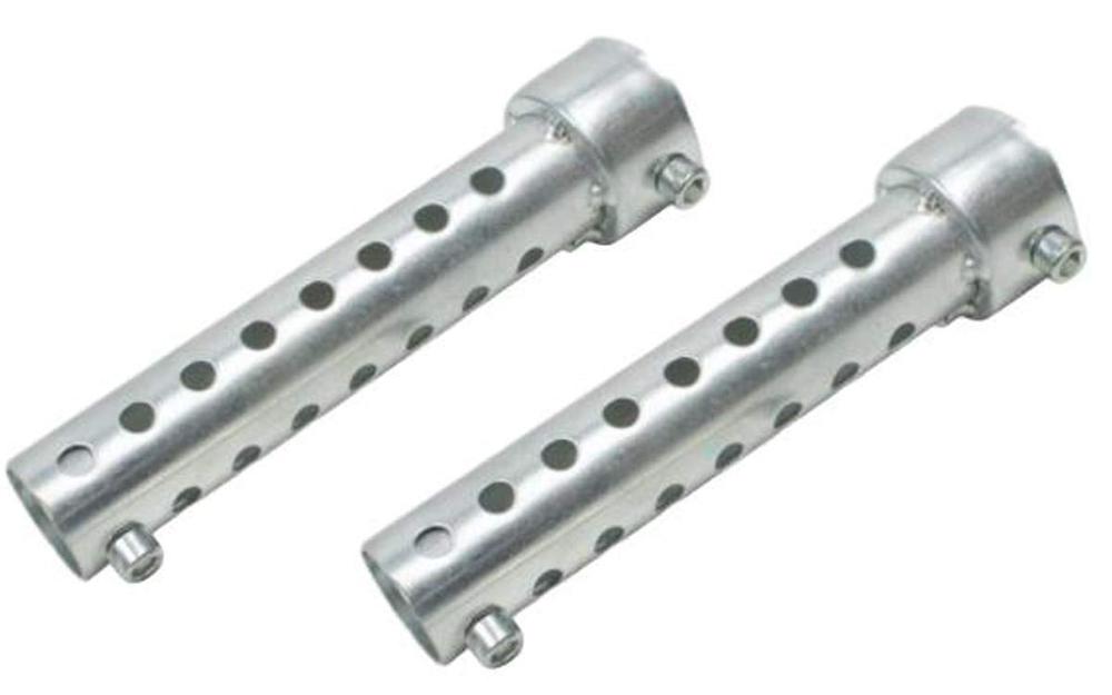 〔m-stone〕インナーサイレンサー バッフル インナーバッフル バイク マフラー 消音バッフル 2本セット ロング 35mm・用途：バイクマフラー音を低減させ近隣の方への騒音対策に・セット内容：2個セット・サイズ：35mm×140mm・...