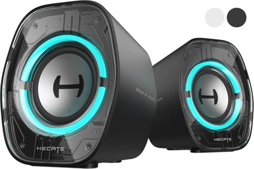 Edifier エディファイア G1000 II PC スピーカー 2.0ch RGB 卓上小型 音質高 ｜ ゲーミングスピーカー PS5 Pro/PS5シリーズ/PS4/Switch 2/Switchシリーズ対応 ｜ Bluetooth/...