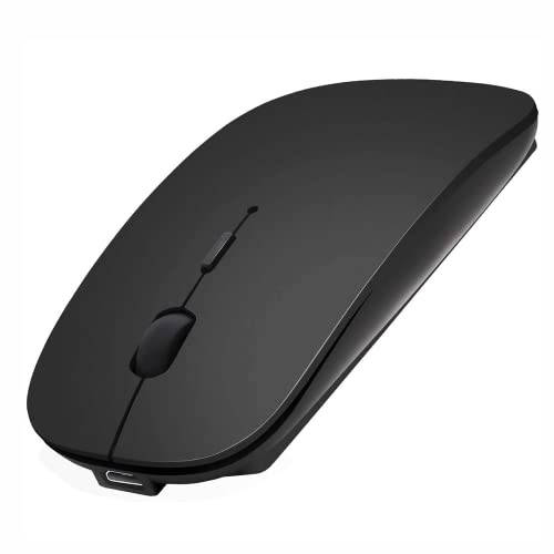 超薄型·高精度ワイヤレスマウス Bluetooth 5.0 無線 静音 充電式 省エネルギー2.4GHz 800/1200/1600DPI 3DPIモード高精度 持ち運び便利 iPhone/iPad/Mac/Windows/Surface/...