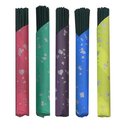スピリチュアリティを高める 【商品サイズ】長さ15cm 外でも非常に着火しやすいお墓参り用のお線香です。 ご法要の際、一人一束あると非常に便利です。 ※当商品は10個セットとなっております。※持ち手の紙色は5色ございますが、色のご指定は承っ...