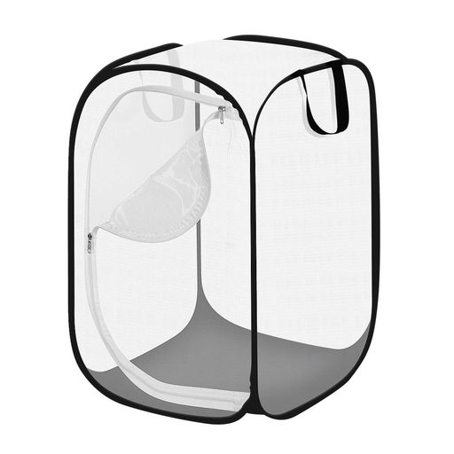 【折りたたみデザイン】りたたみバタフライケージは、省スペースで携帯に便利です。使用しない時は折りたたんで収納できます。 【優れた透光性】透明なメッシュ素材を使用しているため、優れた透光性と通気性を備え、昆虫の観察がしやすくなっています。細か...