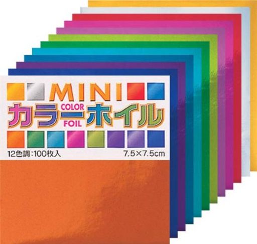 対象年齢 : 3歳から メタリック原紙を使用したおりがみ 工作にも最適 男女供用