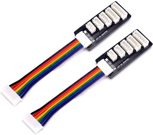 JST-XHバランスプラグ付きの2S-6Sバッテリーで動作 X4充電器の充電機能を拡張 JST-XHコネクターは、Traxxas、Venom、RacersEdge、ThunderPower、その他多くのバッテリーに適合します。 アダプタは、...