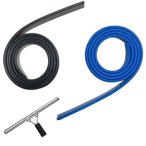 【スクイジー替えゴムサイズ】長さ105cm、スクイジー替えゴム濡れたガラスにしっかりと密着するので、 【素材】天然の高品質ゴム材質を採用して、環境に優しく無害、その他の滑らかな素材を傷つけません、良好な水密性、強力な水掻き、耐久性。 【拭き...