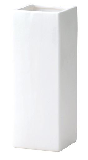 サイズ:65x65x180Hmm 材質:陶器 規格:ホワイト