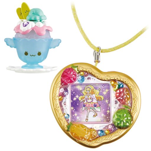 『デリシャスパーティハート 白抜きプリキュア』より、「ハートキュアウォッチ&amp;ハートフルーツペンダントカバースペシャルセット」が登場! パーツ組み換えで「ハートキュアウォッチ」とキュアフィナーレ変身アイテム「ハートフルーツペンダント」...