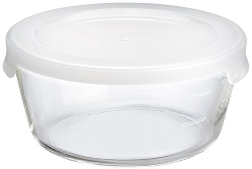 調理・食器・保存 サイズ(約):幅169x奥行167x高さ77mm、満水容量:1200ml 本体重量(約):267g 素材・材質:本体/耐熱ガラス、フタ/ポリプロピレン 生産国:日本 食器洗浄器:使用可、電子レンジ:使用可