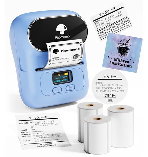 PhomemoM110感熱ラベルプリンタースマホ・PC対応ラベルライター
