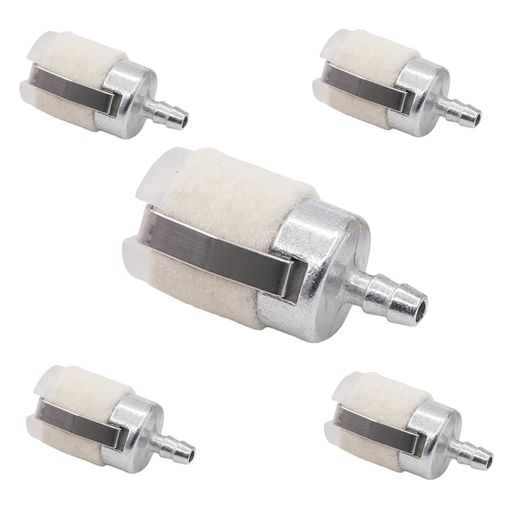 【内容物】燃料フィルター5個セット。 【高品質素材】プラスチック製燃料フィルターより安定した天然ウール製を選択しました。 耐久性と信頼性の高い燃料フィルターで、汚れても簡単に交換でき、エンジンの寿命を延ばします。 【簡単取り付け】ワイヤーで...