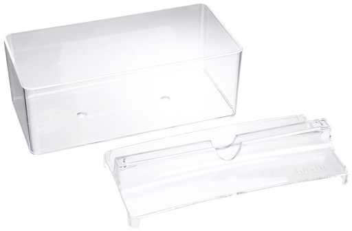 本体サイズ:約262mmx130mmx95mm 素材:容器 ポリスチレン、フタ ポリスチレン 耐熱温度:70°C 収納可能サイズ:縦 120mmx横230mmx高さ80mm以下 生産国:中国