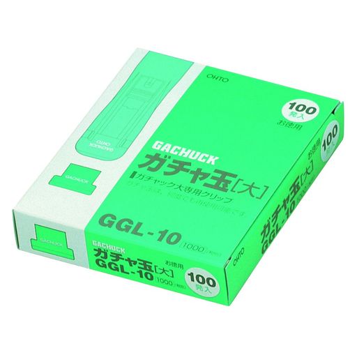 紙綴じクリップ“ガチャック”専用 ガチャ玉お徳用パック 【サイズ】本体:W18xH13xD6mm ブリスター:W86xH100xD20mm 【重量】125g 【材質】ステンレス 【入数】ステン玉100発入り 【生産国】日本