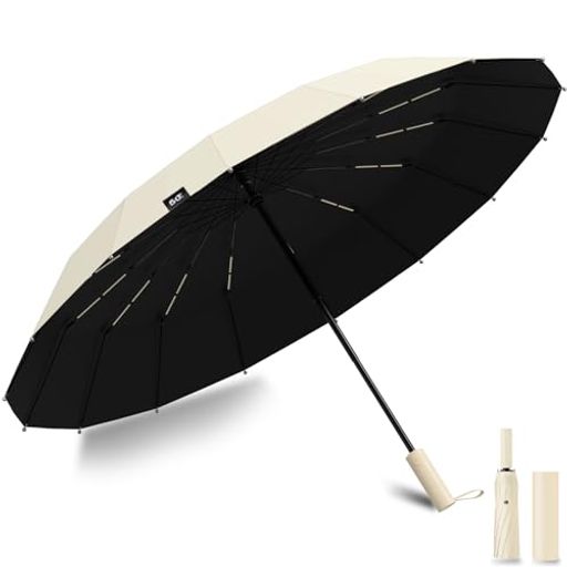 自動開閉機能:ワンタッチで傘を簡単に開閉できます。 頑丈な16本骨:強風や豪雨にも耐える丈夫な構造です。 超撥水・遮光・遮熱:雨や日差しから効果的に保護されます。 紫外線遮蔽:UVカット機能で肌の健康を守ります。 携帯便利:収納カバー付きで...