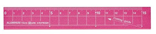 H25mmxW160mmxD1.5mm 材質:アルミ 紙がキレイに切れるアルミ定規 梱包サイズ:20.5x0.2x4.0cm
