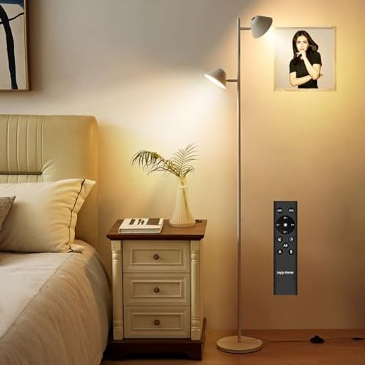 Indooruseonly 【タッチ+リモコン、便利な制御】JoylyHome20Wフロアライトは高度なリモコン技術を採用し、部屋のどこにいても簡単に光を調整でき、テクノロジーがもたらす快適さと利便性をお楽しみいただけます。タッチコントロー...