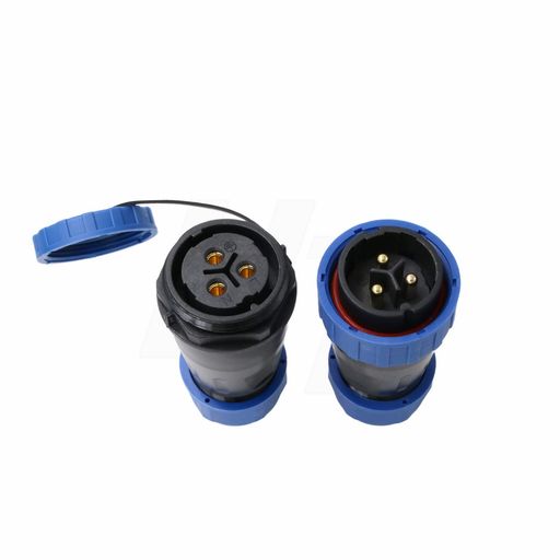 TY283ピン防水フリーはんだスクリュー圧着コネクタ、組み立てケーブル簡単。 防水IP68、ねじ式カップリング、クイックディスコネクト。コネクタのコンタクトピンは純銅金メッキで、強い伝導性、耐食性、耐酸化性を備えています。 ケーブルインライ...