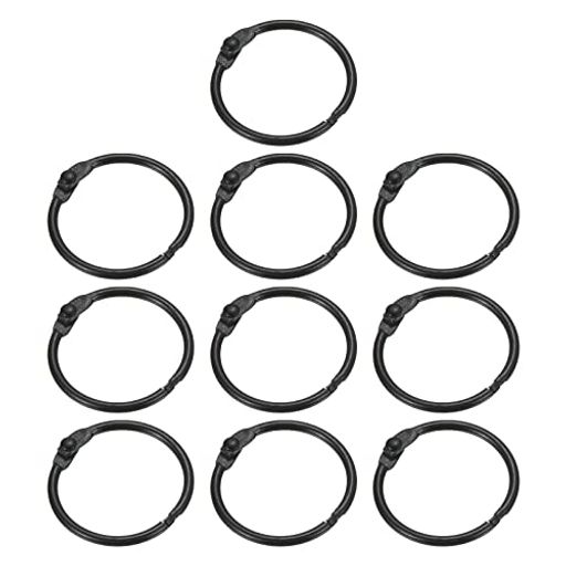 サイズ:ワイヤーケーブル厚さ:2.3mm;内径:25mm;パッキングリスト:10xルーズリーフバインダーリング 利点:金属製、焼付け塗装処理、耐久性と防錆性。アイテムを整理整頓し、鍵やカーテンなどの穴のあるものにぴったりフィットします。 説...