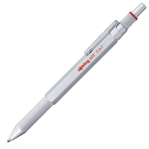 rotring 6003in1 品番:2164109 機構:ツイスト式 セットリフィール:ブラック(S0R074426)、レッド(S0R074422)、ペンシル0.5mmHB(S0312650)