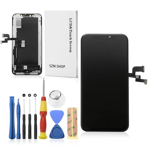 厳しく検品した後で出荷して、安心にしてご購入ください。万が一傷など問題がございましたら、ご遠慮なくこちらに連絡してください。 フロントガラスとLCD液晶パネルの一体型のパーツです、落下等による液晶割れ等の交換修理に タッチの操作感や、液晶の...