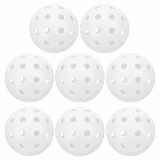 耐久性のある素材:当社のアウトドアピクルボールボールは、厚いPP素材で作られており、優れたタフネス、耐衝撃性、クッション性を持ち、良い打撃感、良い反発性を提供し、耐久性を提供します。 精密技術:精密技術を使用し、一体成型、継ぎ目がなく、より...