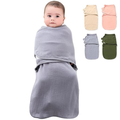 【とても柔らかく通気性抜群】このベビーおくるみは、とても柔らかい4層の100%プレミアムソフトオーガニックコットンで作られており、優しく肌に優しい体験を提供します。当社のベビーおくるみブランケットは、汗を吸収し通気性のあるデザインで、過熱を...