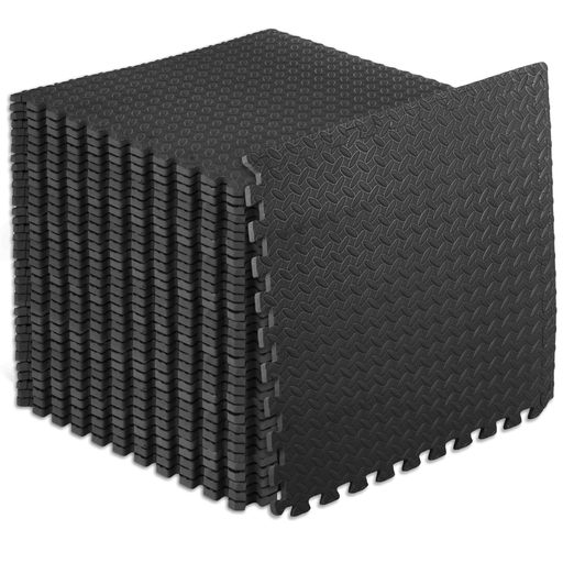 PROTECTIVE GYM FLOOR MAT: Durable, non-skid gym flooring for home gym that covers and protects your floor or carpet whil...
