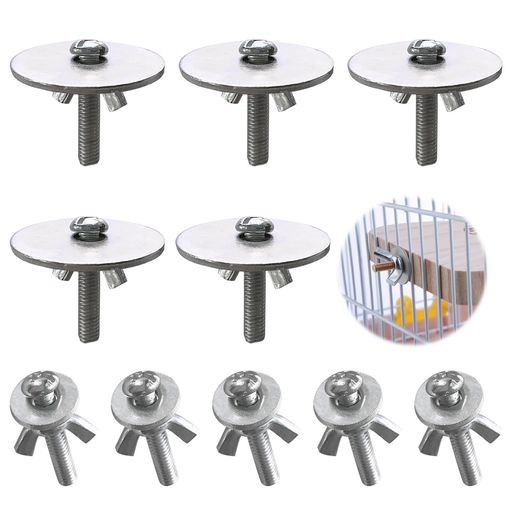 【鳥かごネジ】ケージを固定する必要がある鳥愛好家を知っている場合、これらのネジは彼らに最適です。取り付けが簡単で耐久性があり、どんな装飾にもマッチするさまざまな色が揃っています。 【取り付けが簡単】この鳥かごネジは合理的な構造になっており、...