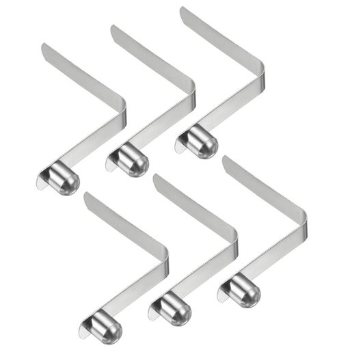 カラー:シルバー|素材:マンガン鋼|数量:6個 特徴:マンガン鋼製でニッケルメッキされており、柔軟性があり、長持ちする弾力性があり、破損や錆びにくいです。優れた熱処理プロセスにより硬化され、耐摩耗性が向上し、頑丈で耐久性があり、長寿命です。...