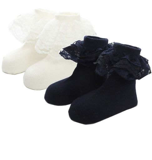 小さなレディーの足元をラブリーに彩るフリル付きのソックスです8分音符 合わせやすいブラックとホワイト、主張しすぎず上品にお召しいただけます、よりフォーマルな雰囲気に。 シンプルでキュートなデザインに仕上げました。ベーシックなデザインなので、...
