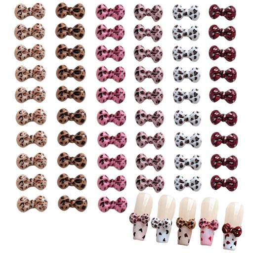 リボンパーツ:可愛いヒョウ柄のリボンです。大きめなネイルパーツは立体的で可愛い印象を与えます。 6色展開:ピンク、ローズ、ホワイト、カーキ、ブラウン、赤の6色をご用意しています。気分に合わせてお好きな雰囲気を楽しめます。 サイズ:6x11m...