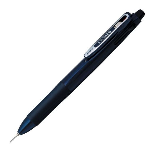 【多機能ボールペン】2色ジェルボールペン0.5mm(黒・赤)+シャープ0.5mm 【特長】ジェルインクでさらさらとしたなめらかな書き味/耐水性に優れた水性顔料インク/濃くにじまず鮮やかな発色 【仕様】軸:樹脂・ラバーグリップ付き/ペン先:エ...
