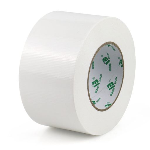 幅 100 mm の白色ダクトテープ: 48 mm より幅が広く、ベアリングのシールプロセスを迅速かつ効率的に実行するのに役立ちます。 用途: 万能修理およびマスキングテープ - 屋内および屋外で使用できる強力な接着剤 (最適な接着強度を得...