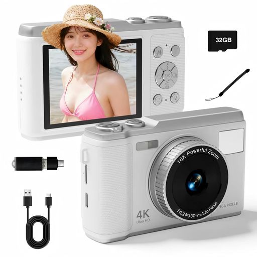 フォトグラフィー, ビデオグラフィー 【5000万画素・4Kビデオ解像度】5000万画素を組み合わせて4k録画で遠くからでも鮮明な画面を通じて美しい瞬間をキャプチャしてを全て記録します。IPSカラースクリーンを搭載しており、大画面で景色の美...