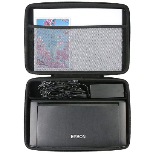 【ぴったりフィット】ケースは、エプソン EPSON プリンター PX-S06B専用に設計されており、エプソンpxs06b本体やアクセサリをまとめて収納できます。 【外層は表面防水】外側にはEVA素材を使用し、ハードナイロン製で耐衝撃性に優れ...