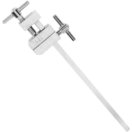用途:接着・切断時の固定 サイズ:120mm 最大口開き:95mm 加工:クロームメッキ仕上げ 材質:鉄製